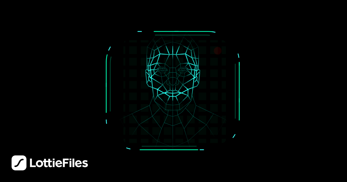 Free Face scanning Animation by Nazar | LottieFiles