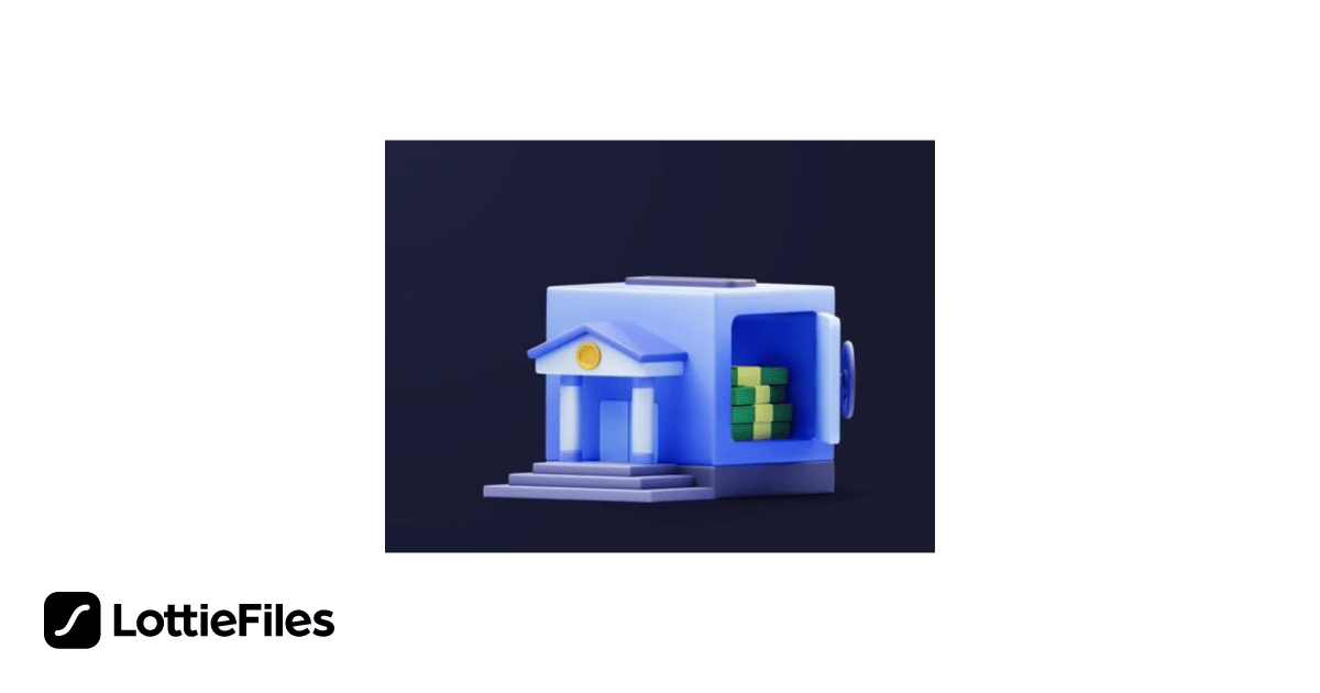 Free 3D Bank Vault Animation by Irfan M. | LottieFiles