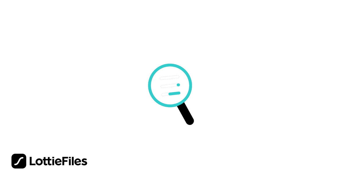 Free magnifying glass Animation by Faizan Malik | LottieFiles