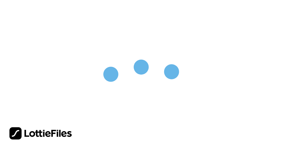 Free Loading - 3 dots Animation by Andru | LottieFiles