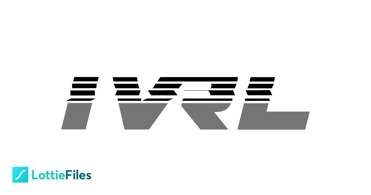 IVRL logo Lottie JSON animation by LottieJSON - LottieFiles