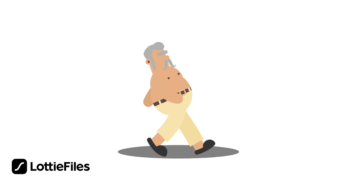 Free The Old-Man Animation by Bashir Ahmad | LottieFiles