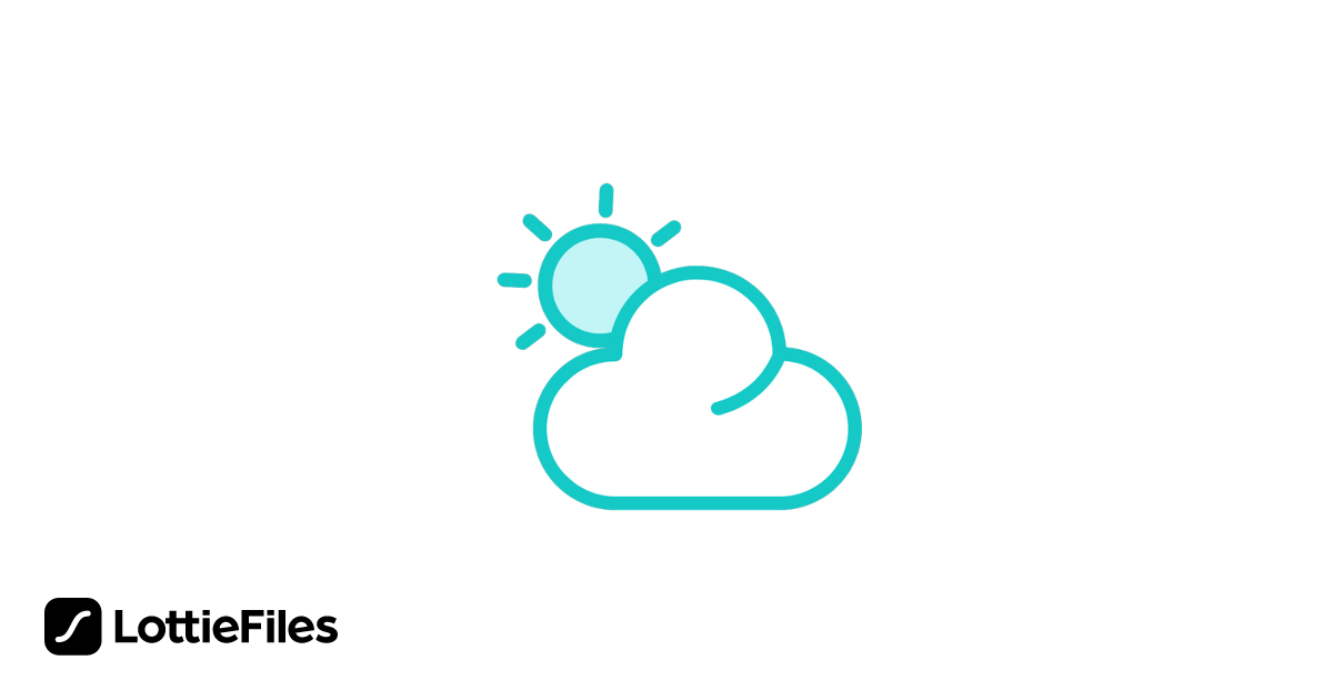 Free Cloudy day Animation by Priyanshu Rijhwani | LottieFiles