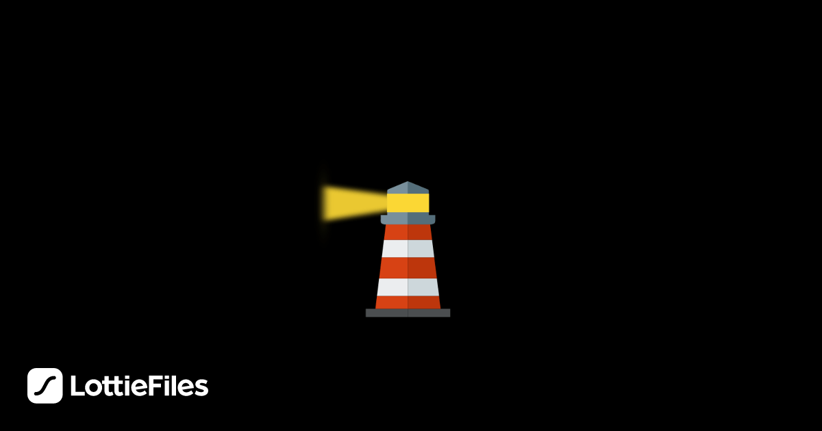 lighthouse loading loop simple 3D animation by Luca Nagy - LottieFiles