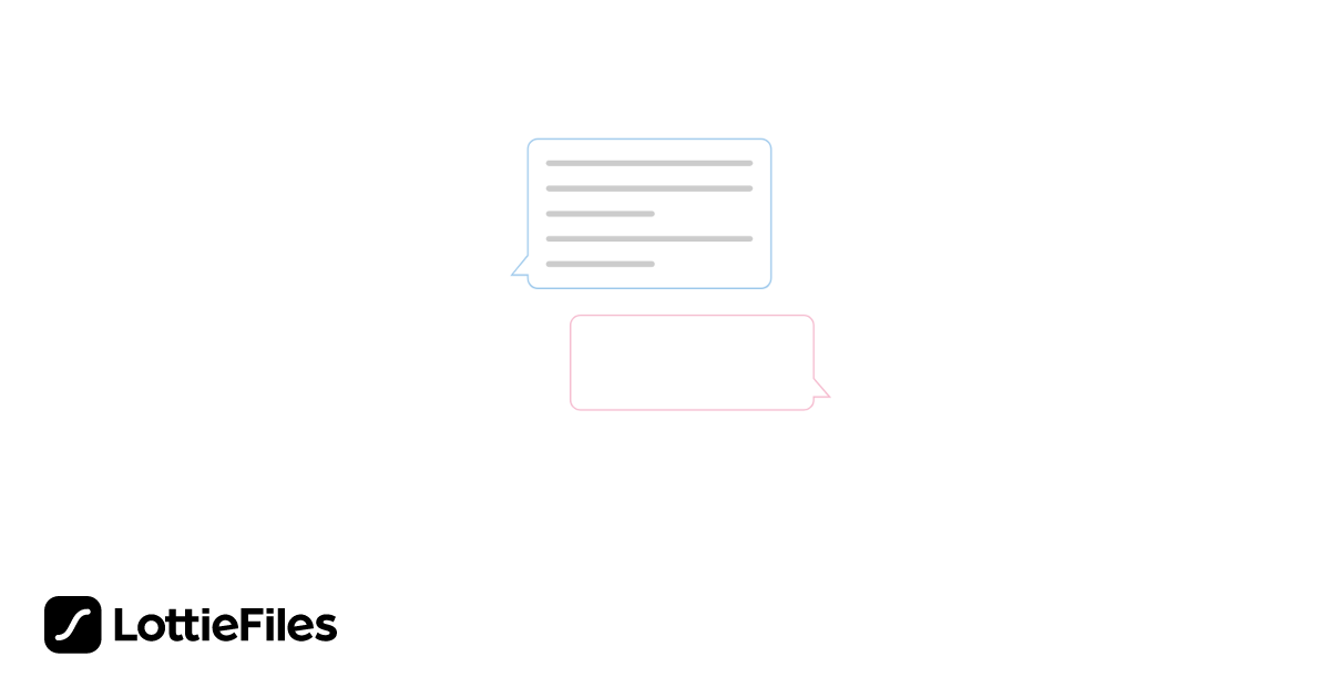 Free chat animation Animation by Miyukichi | LottieFiles