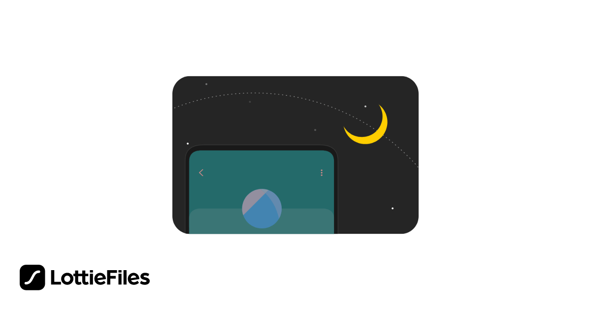 Free Night Mode Animation by James Storm | LottieFiles