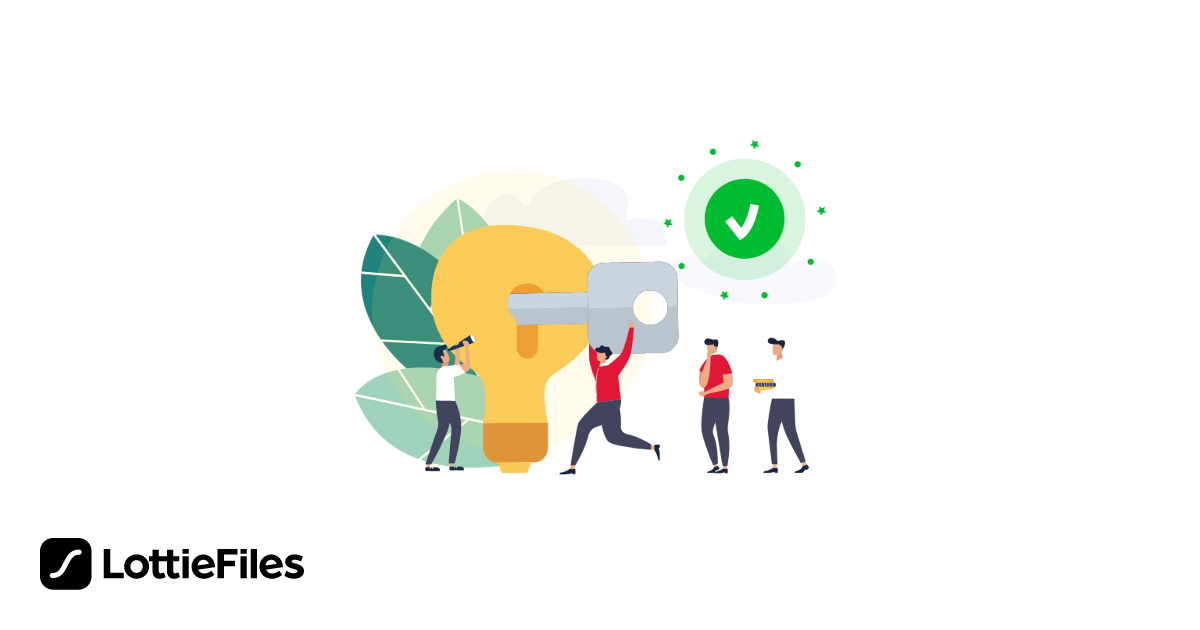 Free Using key to Unlock Animation by Hoa Linh Mai | LottieFiles