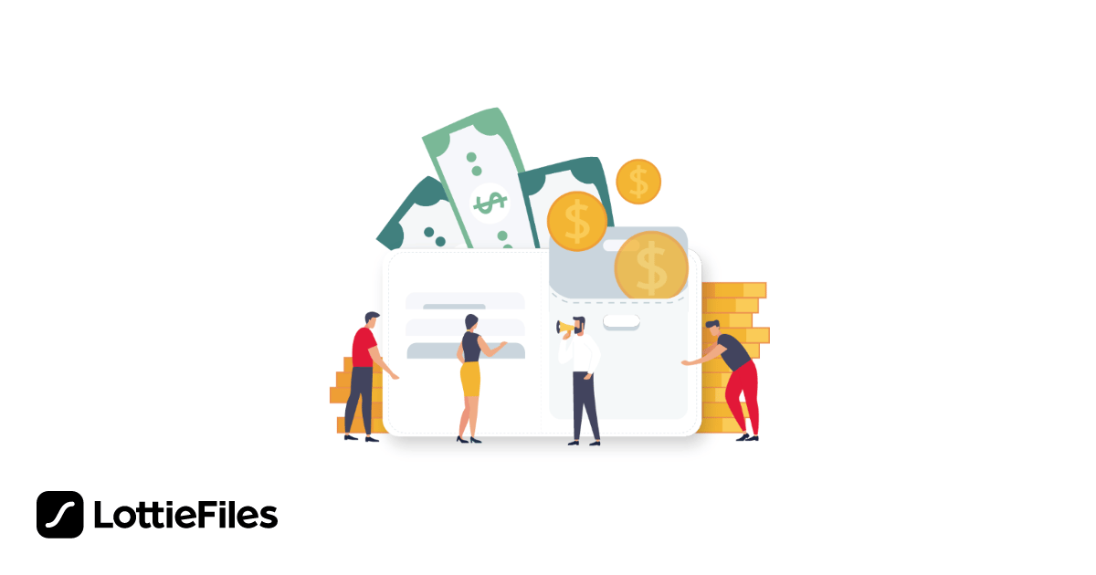 Free Repayment concept - e-wallet payment inprogress Animation by Hoa ...