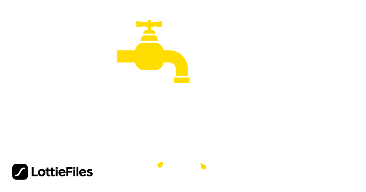 Free Dripping Tap Animation by JoshuaWalker | LottieFiles