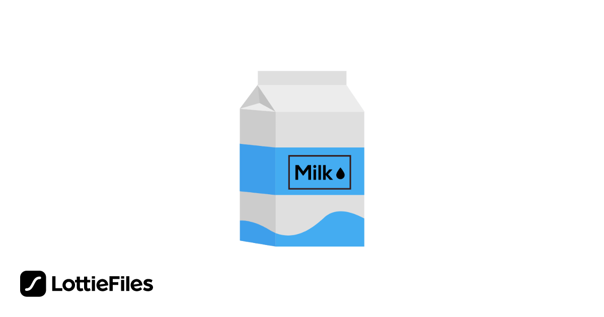 Free Milk Animation by Ujjawal Sharma | LottieFiles