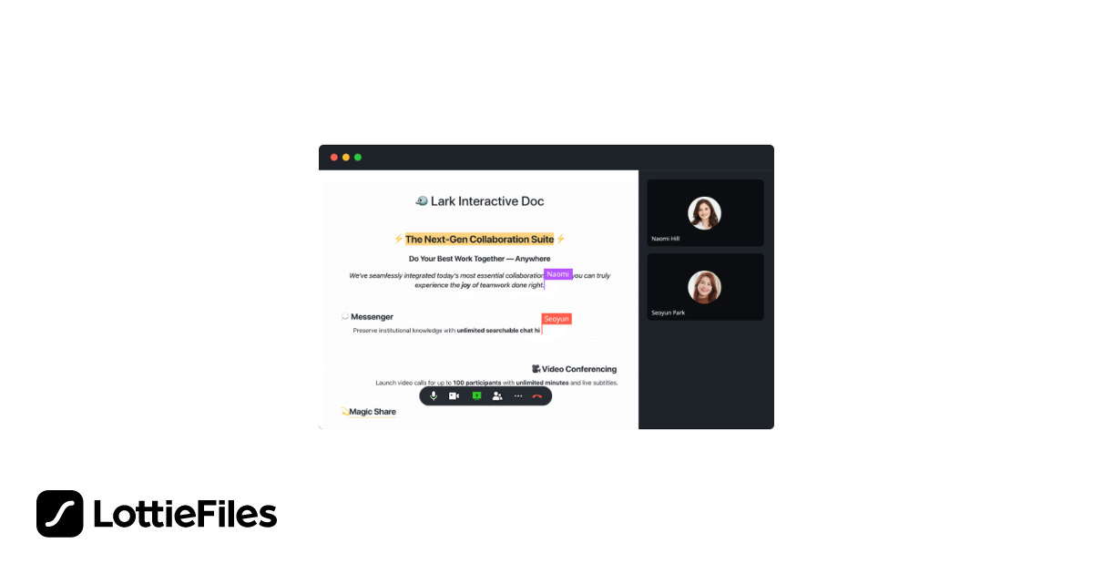 Free sharing doc Animation by Cheryl Chai | LottieFiles