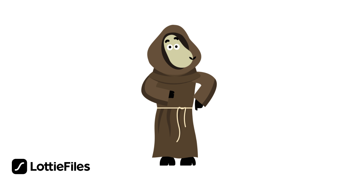Free Friar Sheep Animation by The Factory | LottieFiles