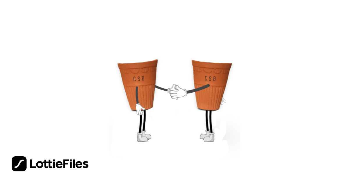 Animación gratuita de Kulhad Handshake Loop de theway0706 | LottieFiles