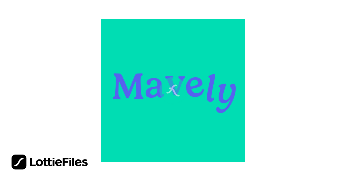 Free Mavely logo Lottie JSON animation Animation by Tinymotion ...