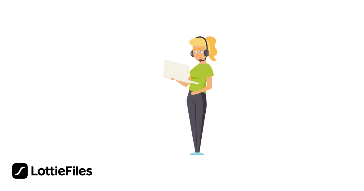 Free IT Girl Animation by Jakob360 | LottieFiles