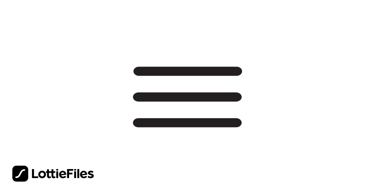 Free Menu Animation by SM Ringku | LottieFiles