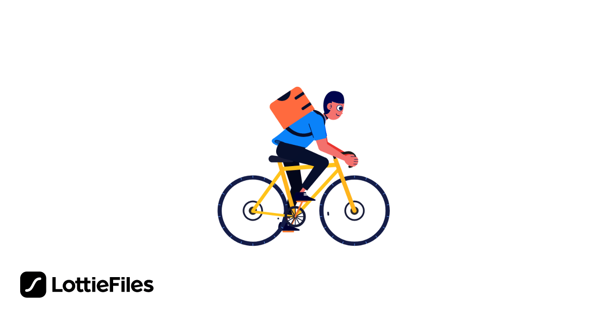 Free Bike Cycle Animation by Pedro Rodrigues | LottieFiles