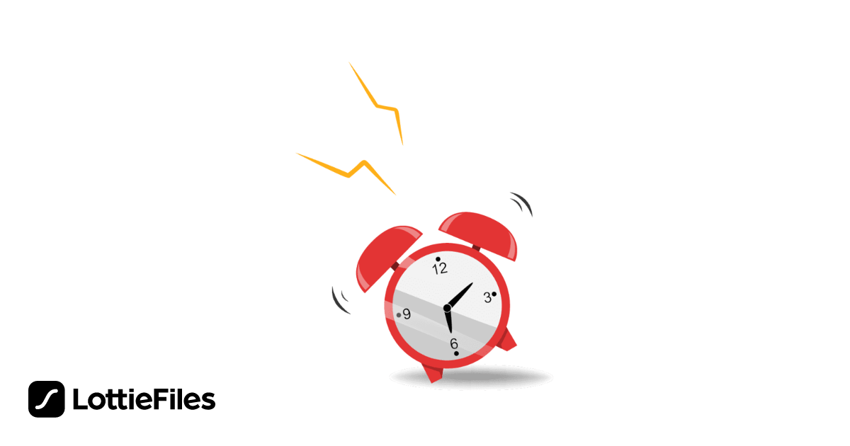Free Alarm Clock Animation by SK Infolabs | LottieFiles