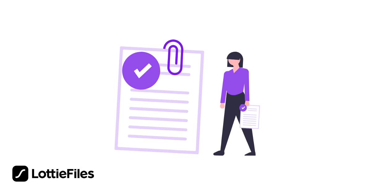 Free File attachment success Animation by Hossein Boroji | LottieFiles