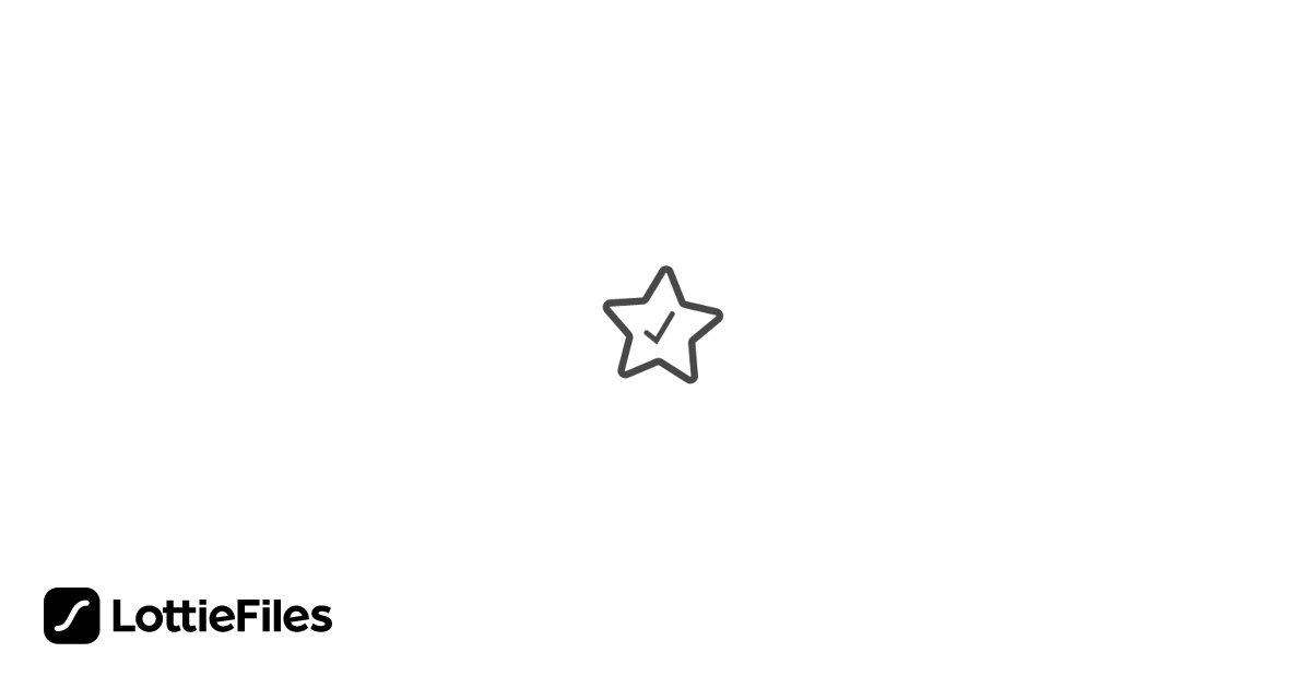 Free Check mark with stars Animation by Sant Rojas | LottieFiles