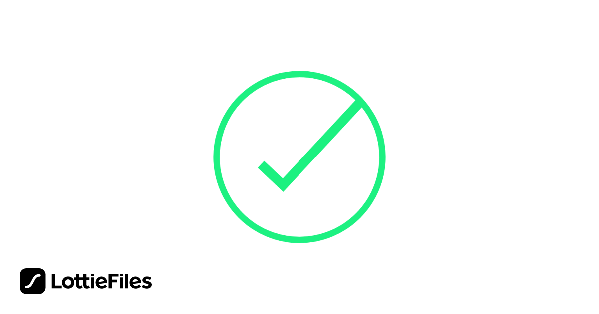 Free Icon Check Animation by JO | LottieFiles