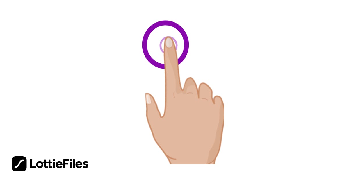 Free Finger Clicking Animation by Anandita Punj | LottieFiles