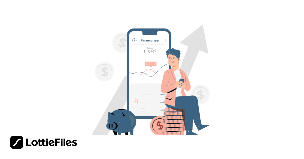 Free Save Money Animation by Ron Dahan | LottieFiles