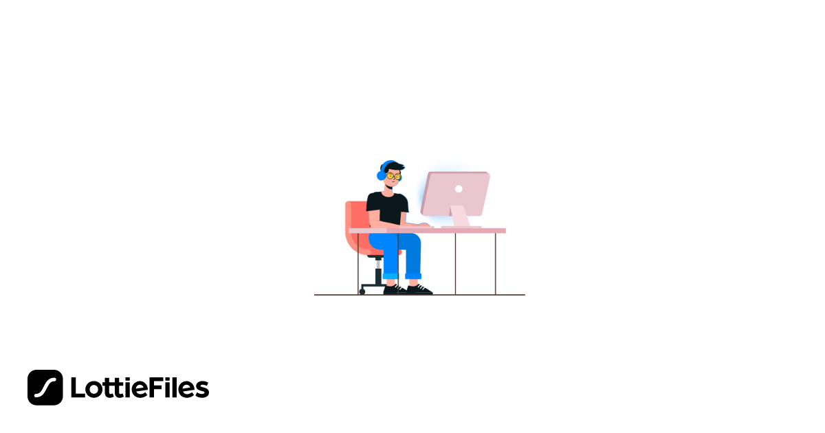 Free Blue Blocking Glasses Animation by József Jacsó | LottieFiles