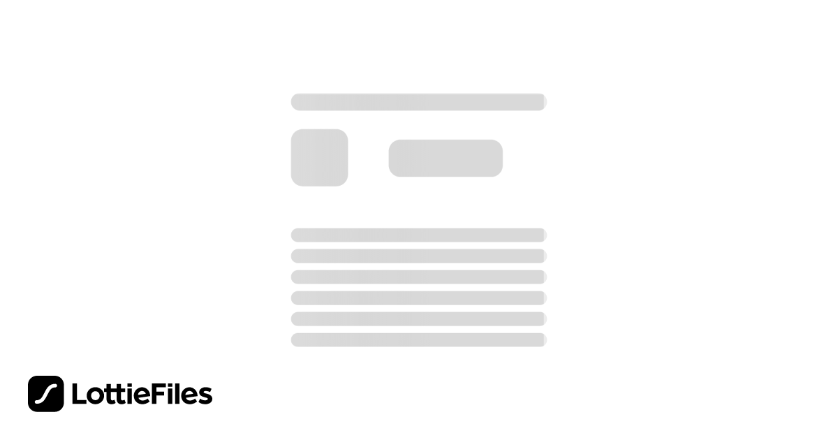 Free Loader Placeholder Animation by Akshay Rajgor | LottieFiles