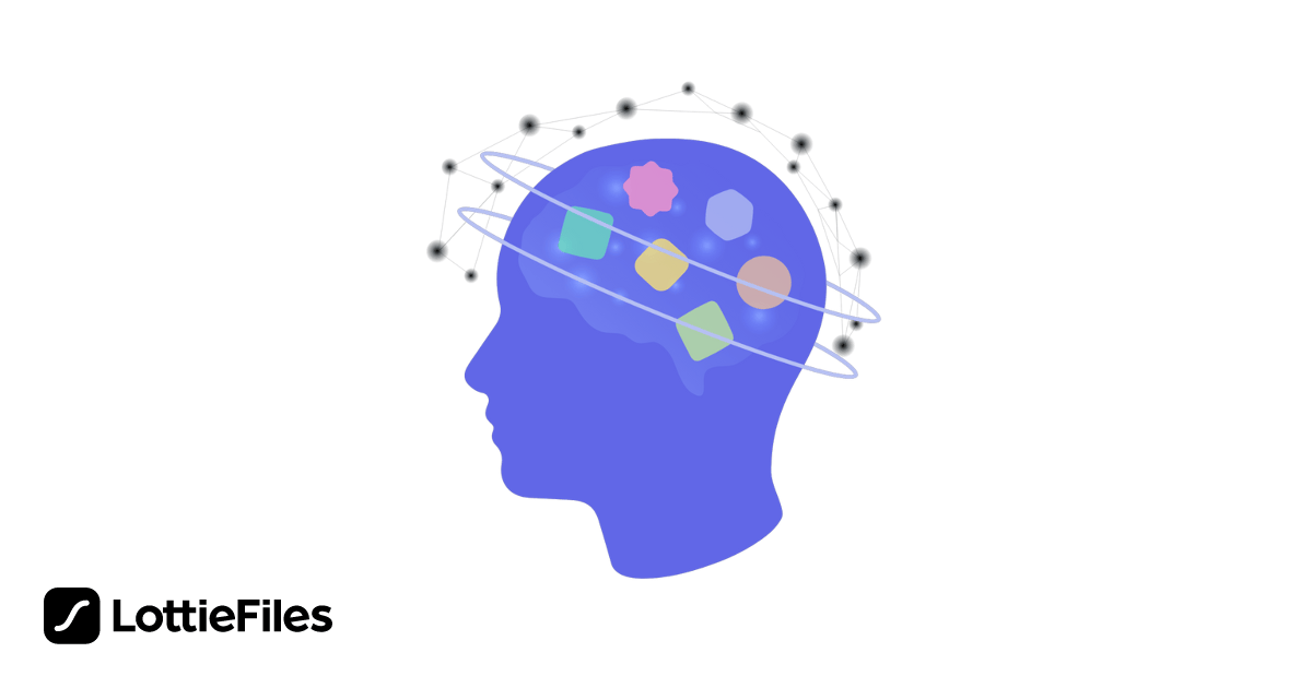 Free Refreshing brain logo Lottie JSON animation Animation by ...