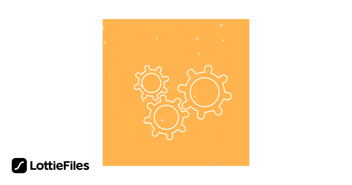 Free Loading Gears Animation by AnEmotion Studio | LottieFiles