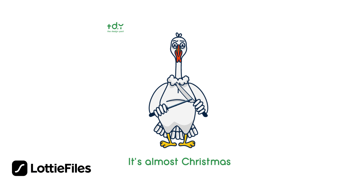 Free Christmas turkey Animation by Rafayel Yerknapeshyan | LottieFiles