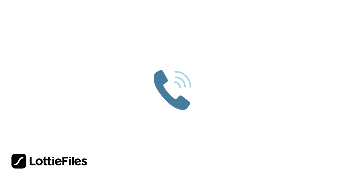 Free Phone Call Animation by Sana Darabi | LottieFiles