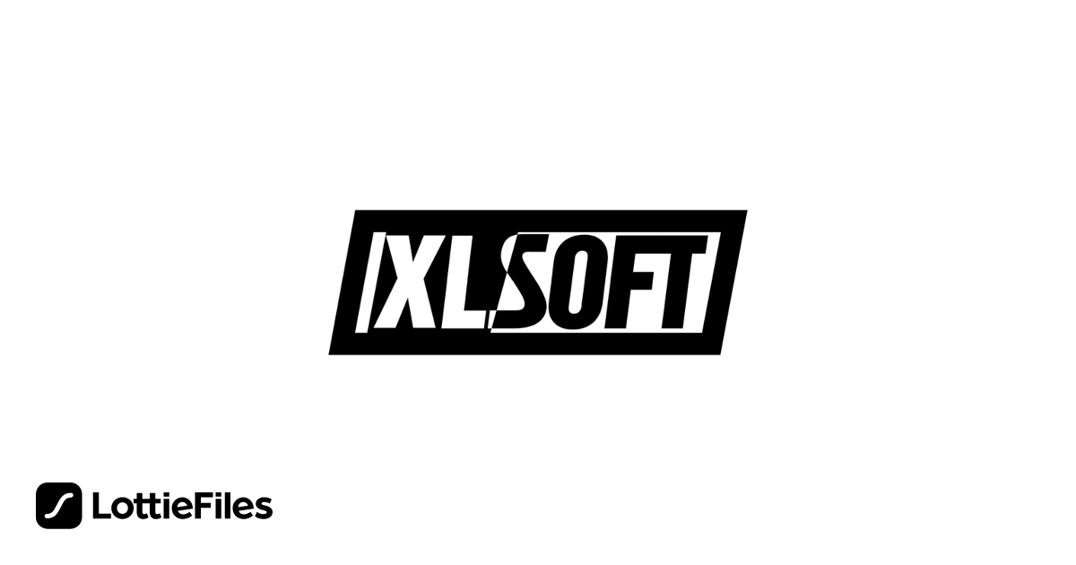 Free XLSOFT Logo Lottie JSON Animation By RJLottieJSON Animation by RJ Lottie JSON | LottieFiles