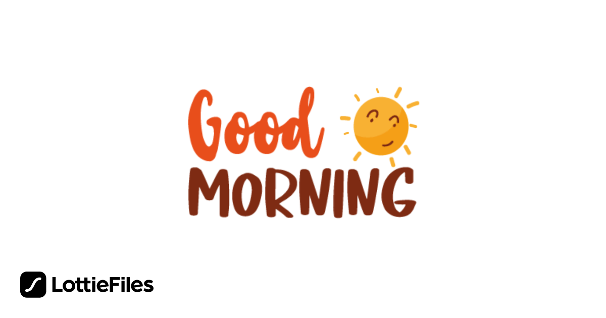 Free Good Morning with Sun Animation by Couplethinking | LottieFiles