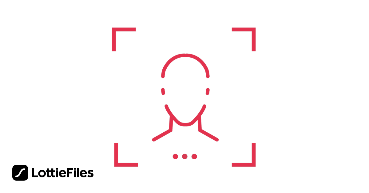 Free Face Scan Loading Animation by Celine | LottieFiles