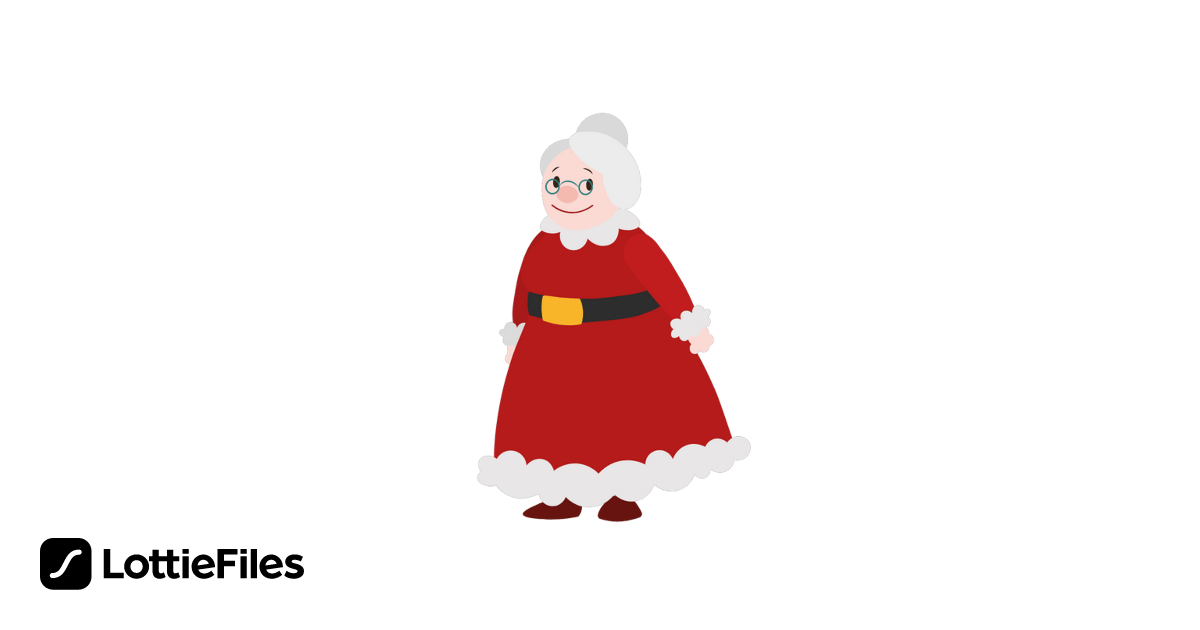 Free Santa’s Wife Animation | Mrs. Claus Christmas Cheer Animation by ...