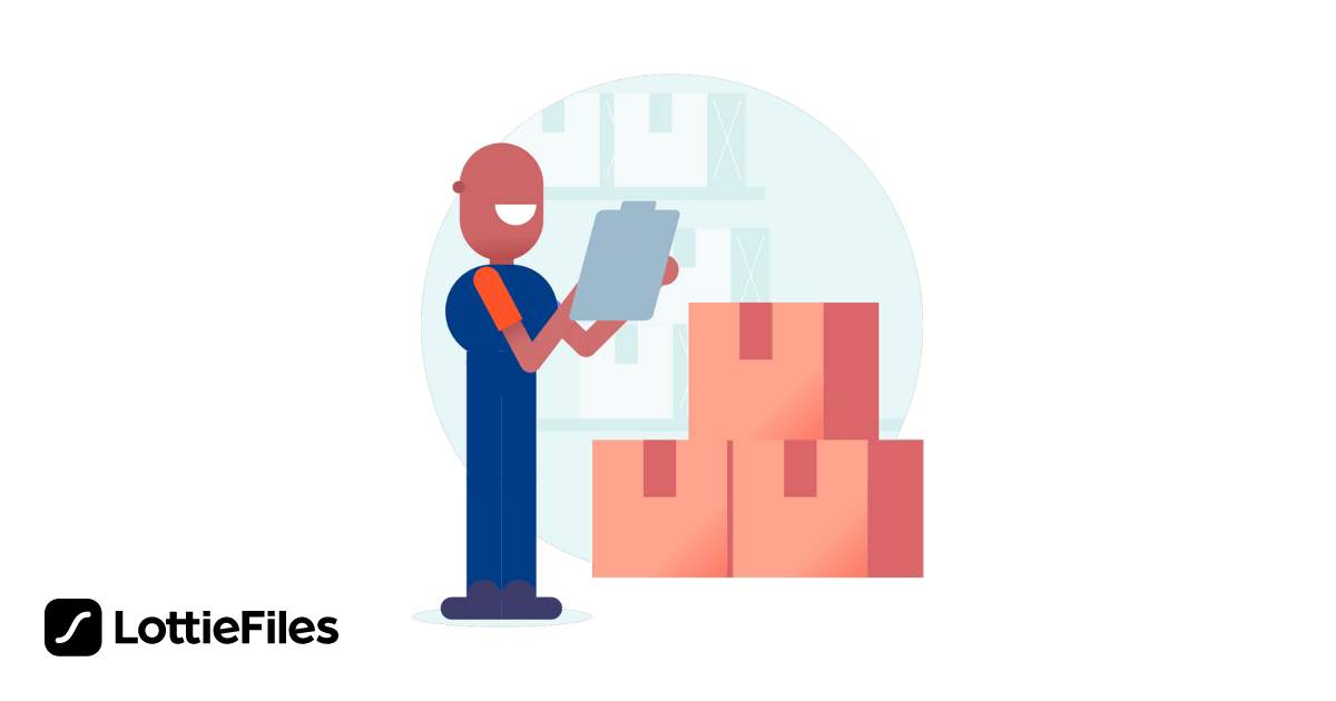 Free fulfillment-center-worker Animation by Gaurav Ghale | LottieFiles