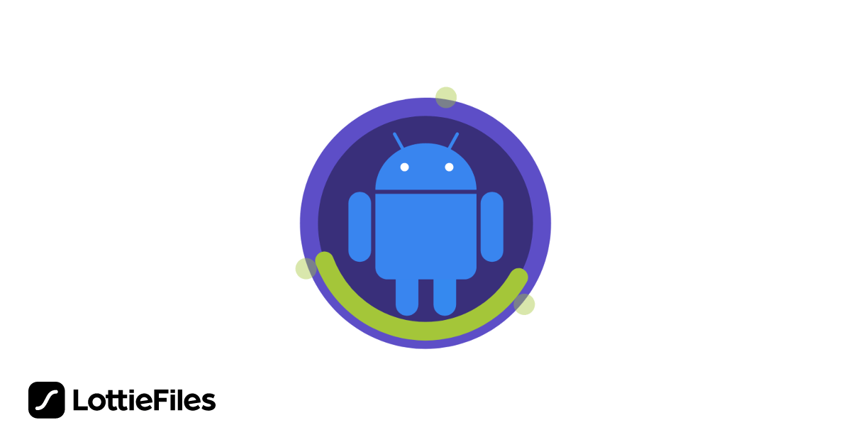 Free Blue Android Animation Animation by Saba Ahmed | LottieFiles