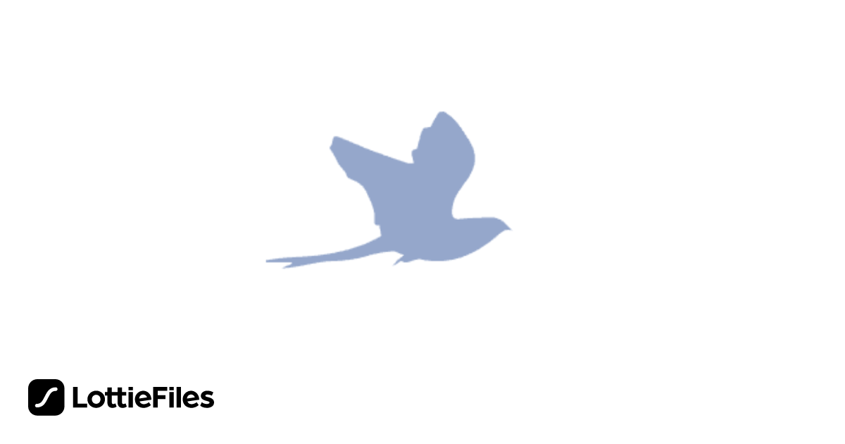 Free Flying Bird Animation by Yukari Putri Andia | LottieFiles