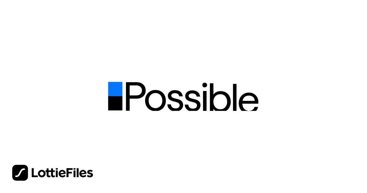 Free Possible Logo Animation by Possible Finance | LottieFiles