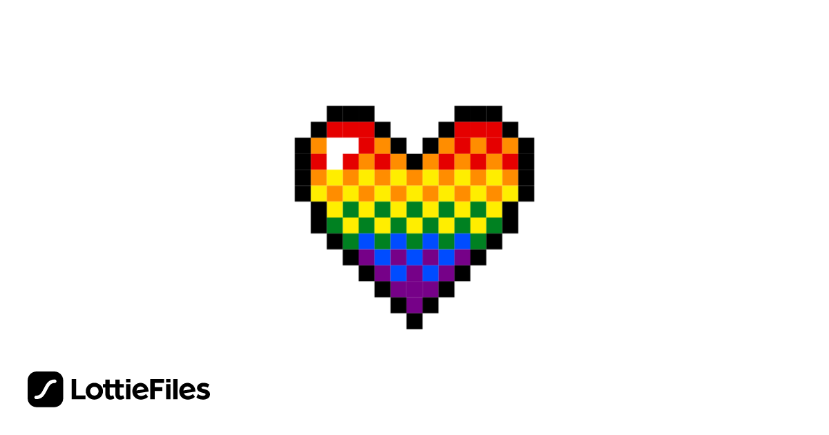Free Lgbt heart Animation by Alejandro Jopia | LottieFiles