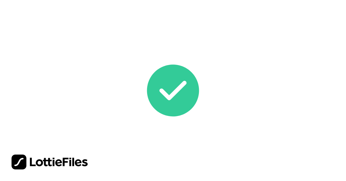Animación gratuita de checked de Thomas | LottieFiles