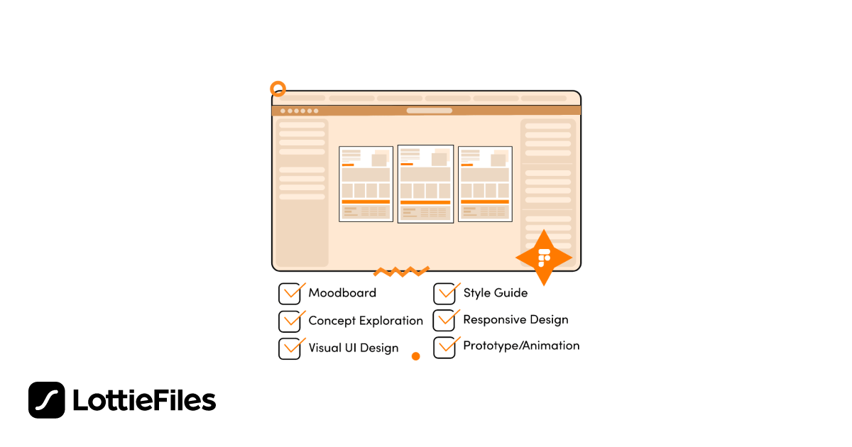 Free Web Design Animation by Sobin Sebastian | LottieFiles