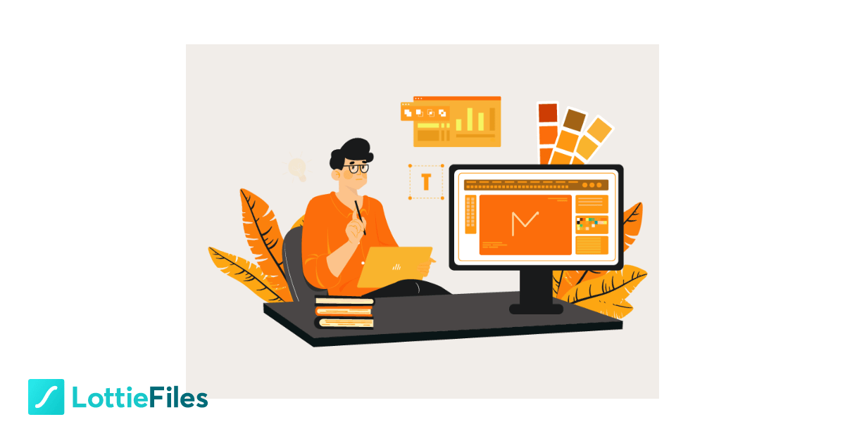 Logo design, branding by Sobin Sebastian - LottieFiles