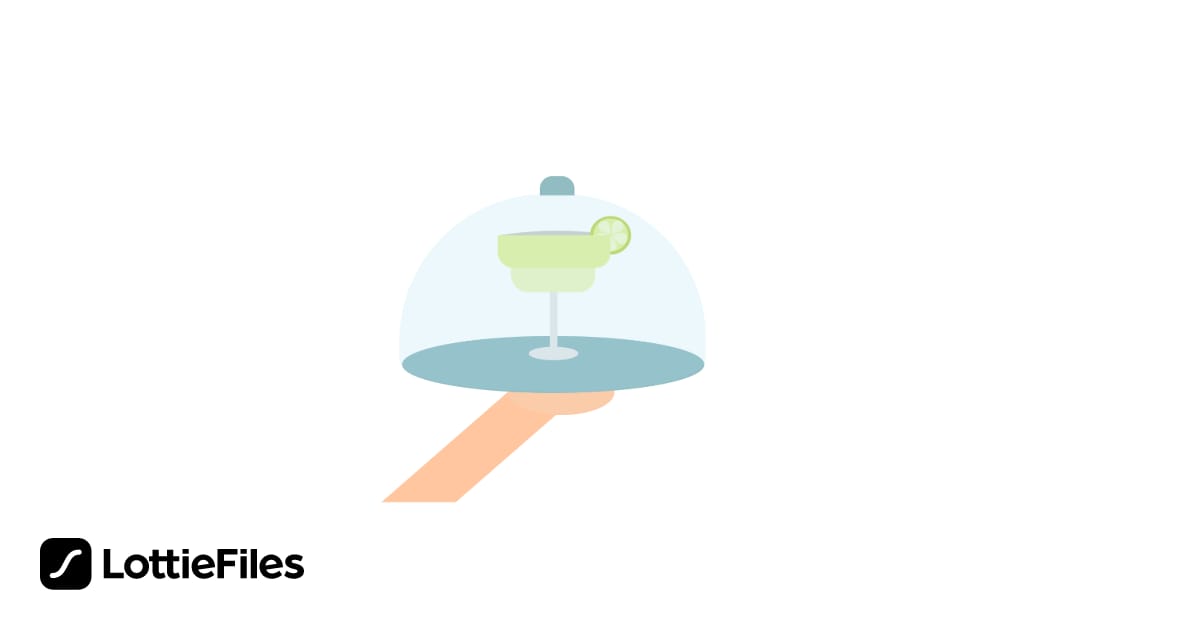 Free Drinks on a tray Animation by Dojo Digital | LottieFiles