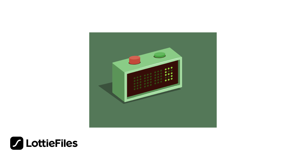 Free clock Animation by Abuzer Kömürcü | LottieFiles