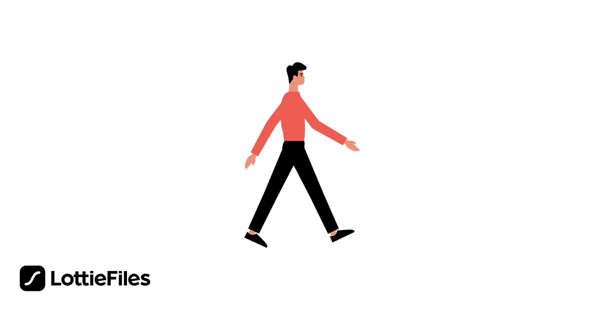 Free Walk Cycle Animation by Riju Shah | LottieFiles