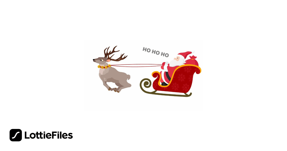 Free Reindeer on the run Animation by Pao Nguyen | LottieFiles