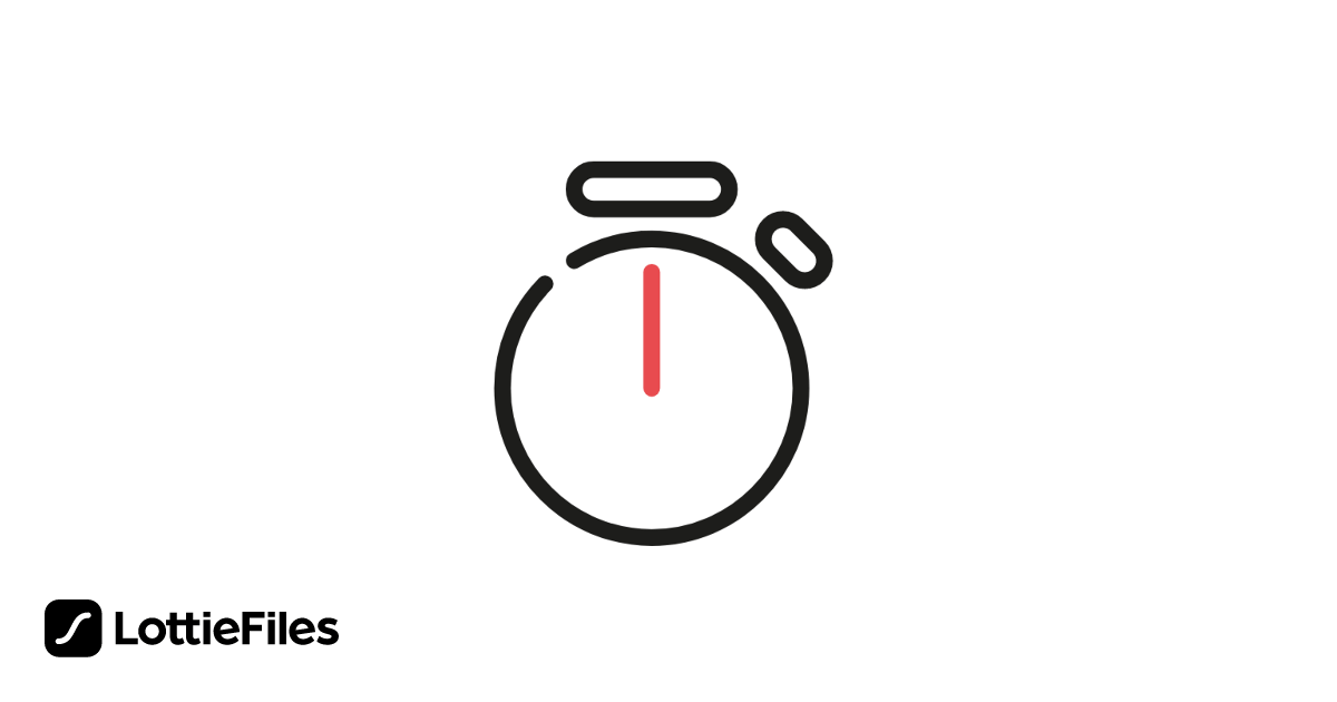 Free Stopwatch Animation by hello-rem | LottieFiles